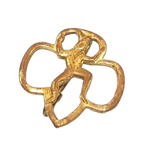 Girl Scouts | Other | Vintage 95s Girl Scouts Brownie Brass Membership ...